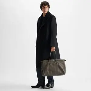 Fendi Peekaboo Tote Large Black Vintage-effect Leather Bag